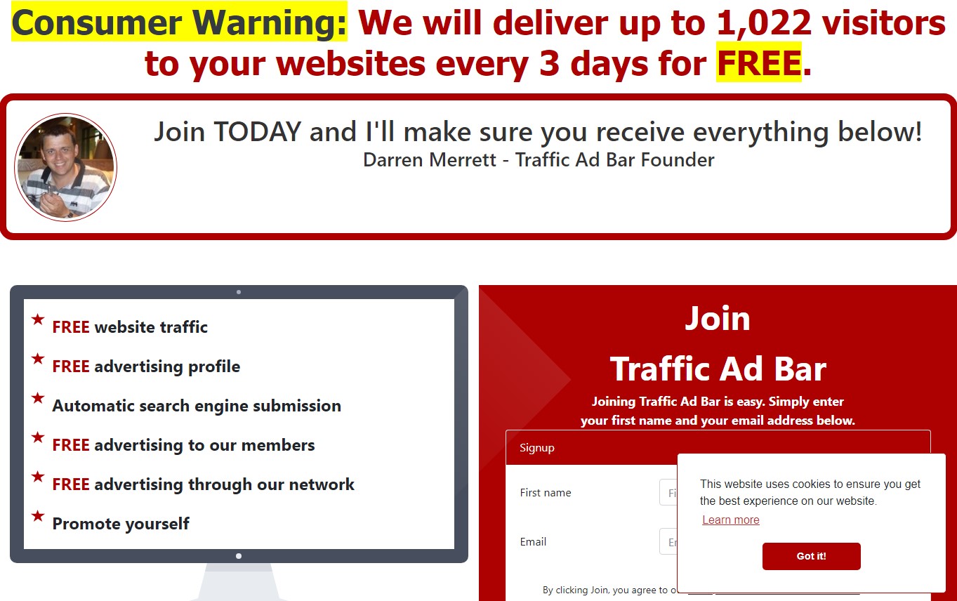 Traffic Ad Bar Review & Guide Generate Free Organic Traffic & Leads